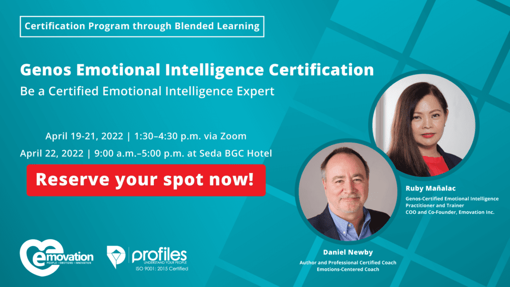 Genos Emotional Intelligence Certification Philippines - Emovation