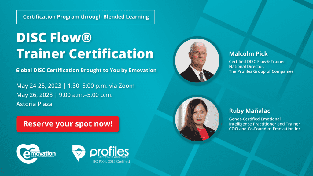 DISC Flow® Trainer Certification - Emovation